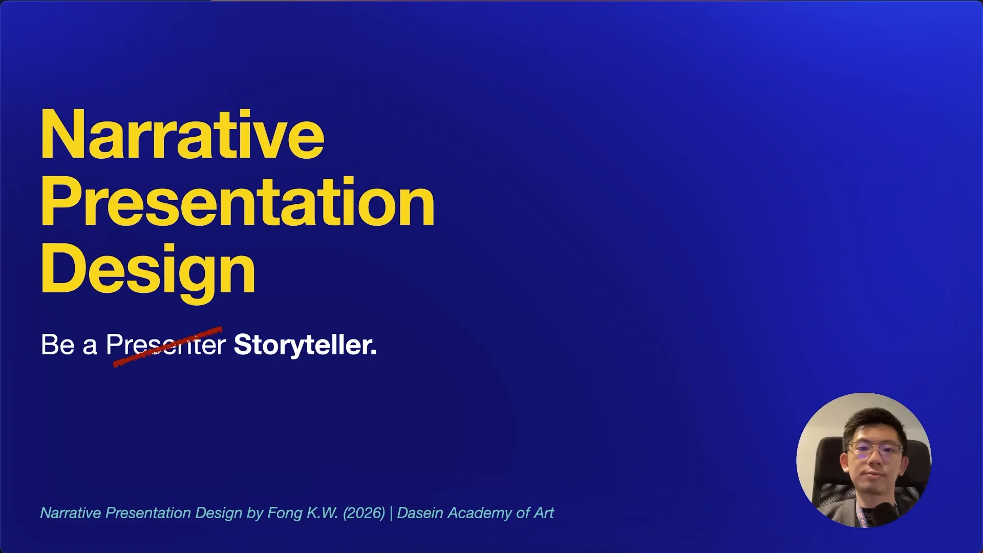Narrative Presentation Design | Tutorial - Kheng Wai